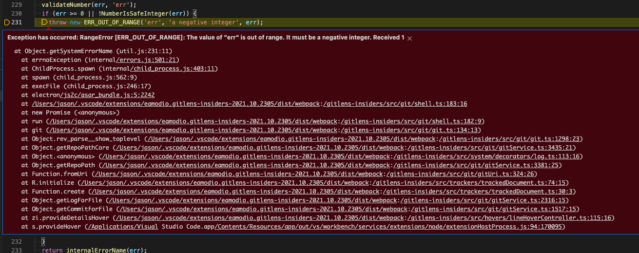 Exception has occurred: RangeError [ERR_OUT_OF_RANGE] · Issue #1699 · gitkraken/vscode-gitlens ...