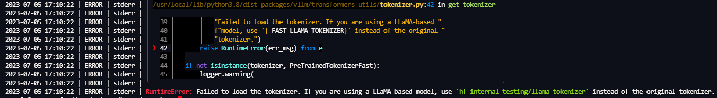 Runtime error to run vicuna-13b by vllm worker · Issue #1860 · lm-sys/FastChat · GitHub