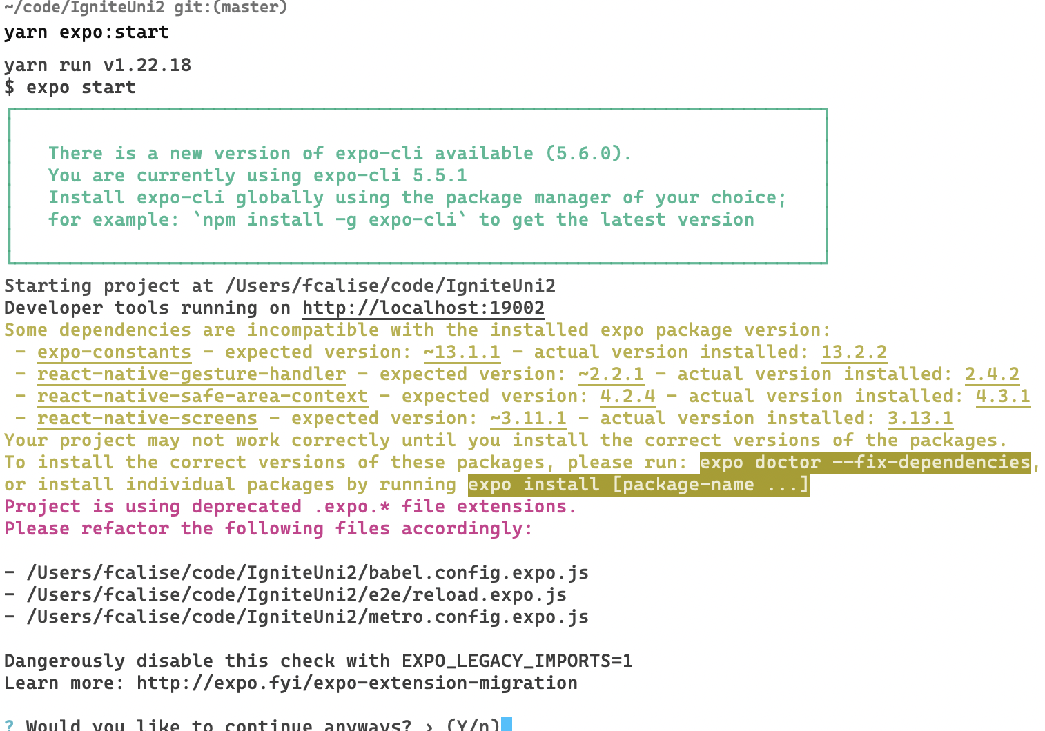 Expo/Vanilla Unification · Issue #1983 · infinitered/ignite · GitHub