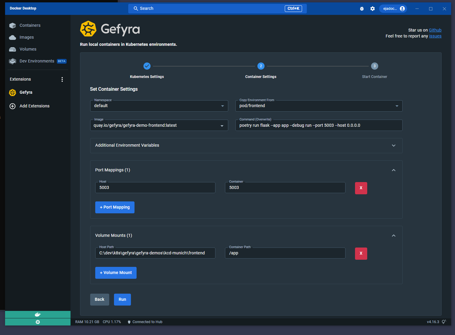 Error: too many values to unpack (expected 2) · Issue #44 · gefyrahq/gefyra-docker-desktop ...
