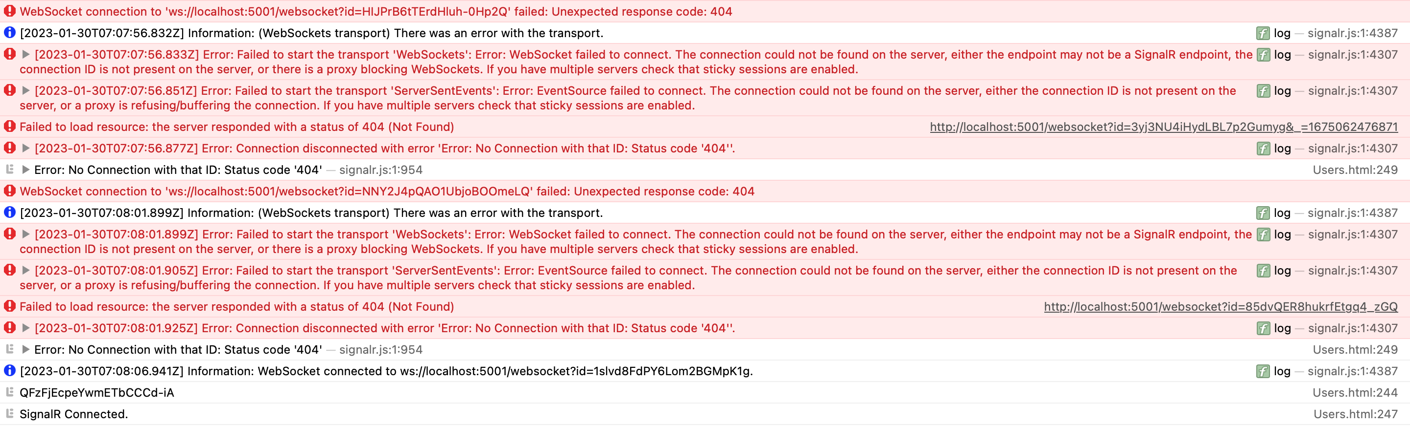 SignalR random 404's · Issue #2015 · dotnet/yarp · GitHub