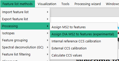 Processing Agilent DTIM-MS data · Issue #766 · mzmine/mzmine · GitHub