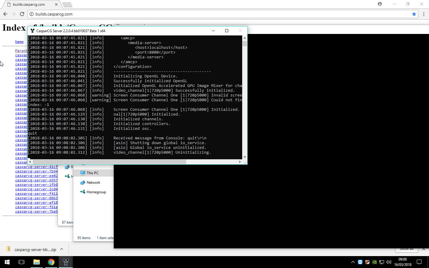Screen Consumer Uninitializing Hanging · Issue #932 · CasparCG/server · GitHub