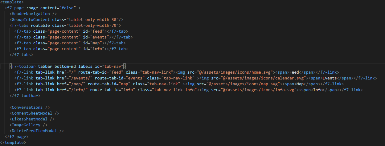 Issue with Framework7 VUE Routable tabs. Once you click on each individual tab twice or more ...