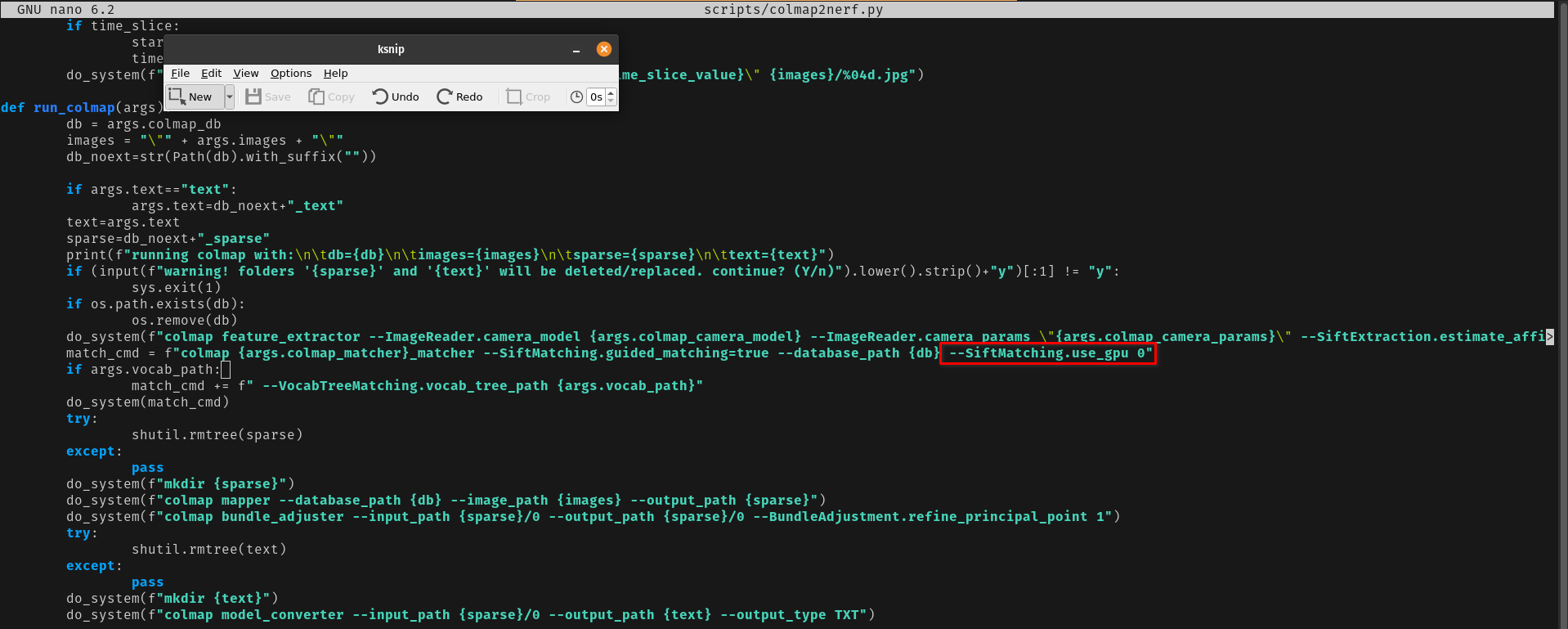 Colmap sequential_matcher error · Issue #321 · NVlabs/instant-ngp · GitHub