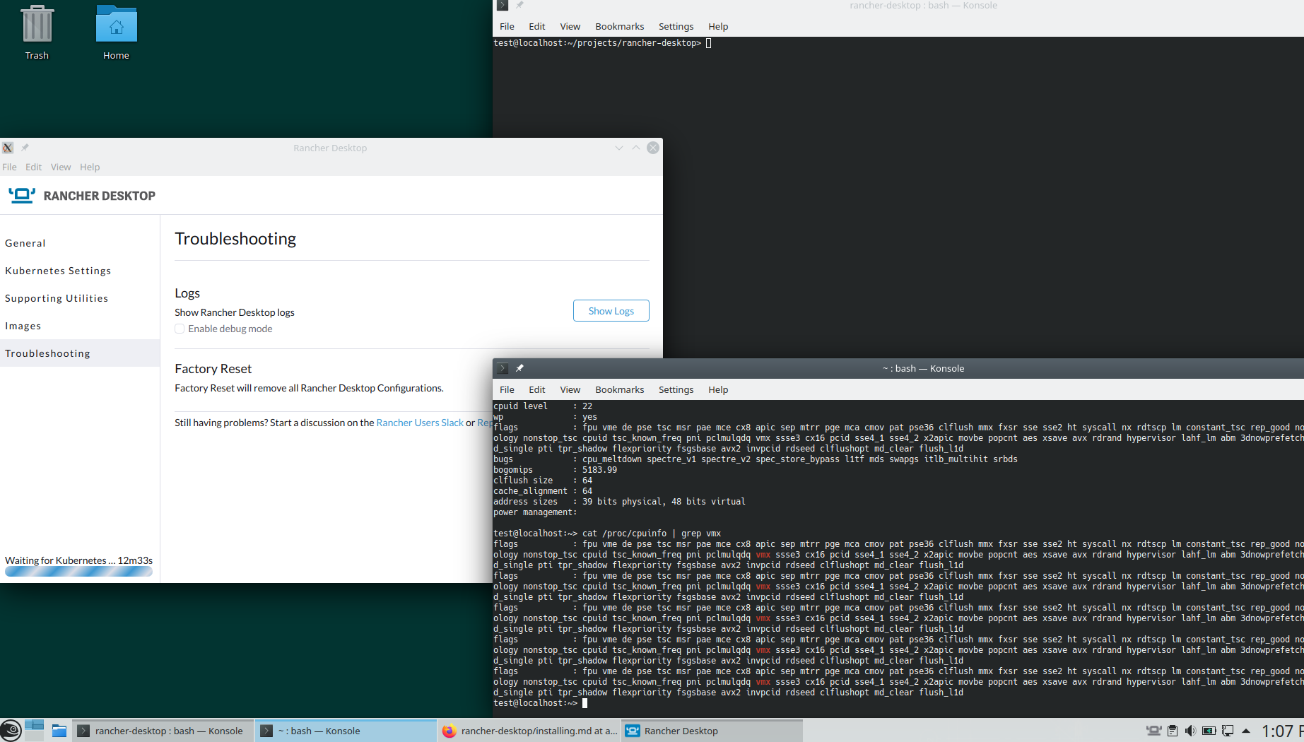 [Linux] k8s api server does not start · Issue #1108 · rancher-sandbox ...