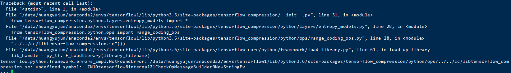 undefined symbol: _ZN10tensorflow8internal21CheckOpMessageBuilder9NewStringEv · Issue #46 ...