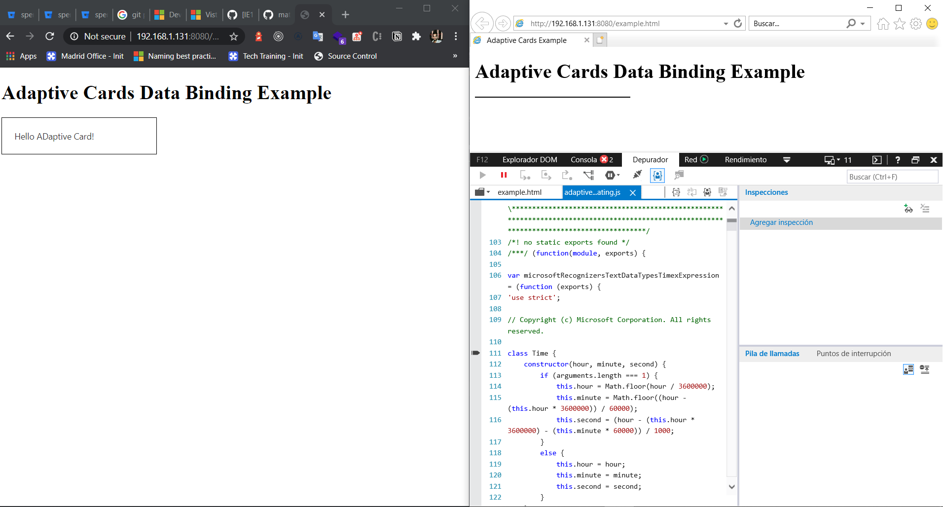 [IE11][adaptivecards-templating ] [IE11 not working] · Issue #4604 · microsoft/AdaptiveCards ...