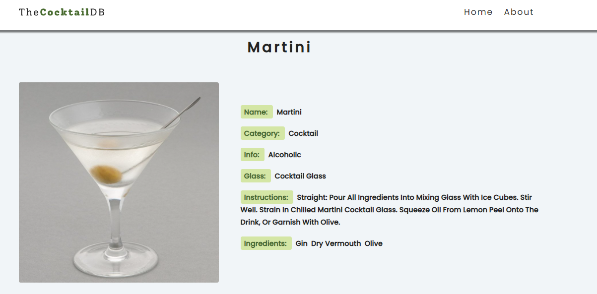 GitHub - patrykbasiak/cocktailsDB