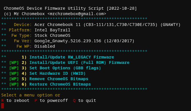 Error disabling software write protect range when trying to install UEFI · Issue #239 ...