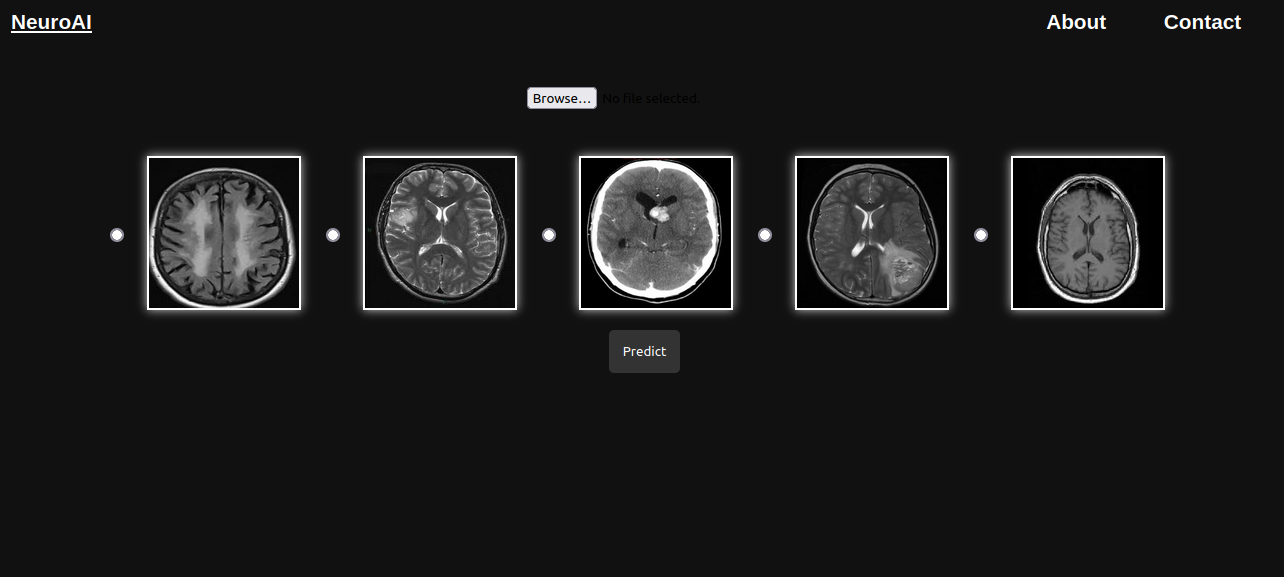 GitHub - gelsonm/NeuroAI: A medical web app built using Flask and Python for brain tumour ...