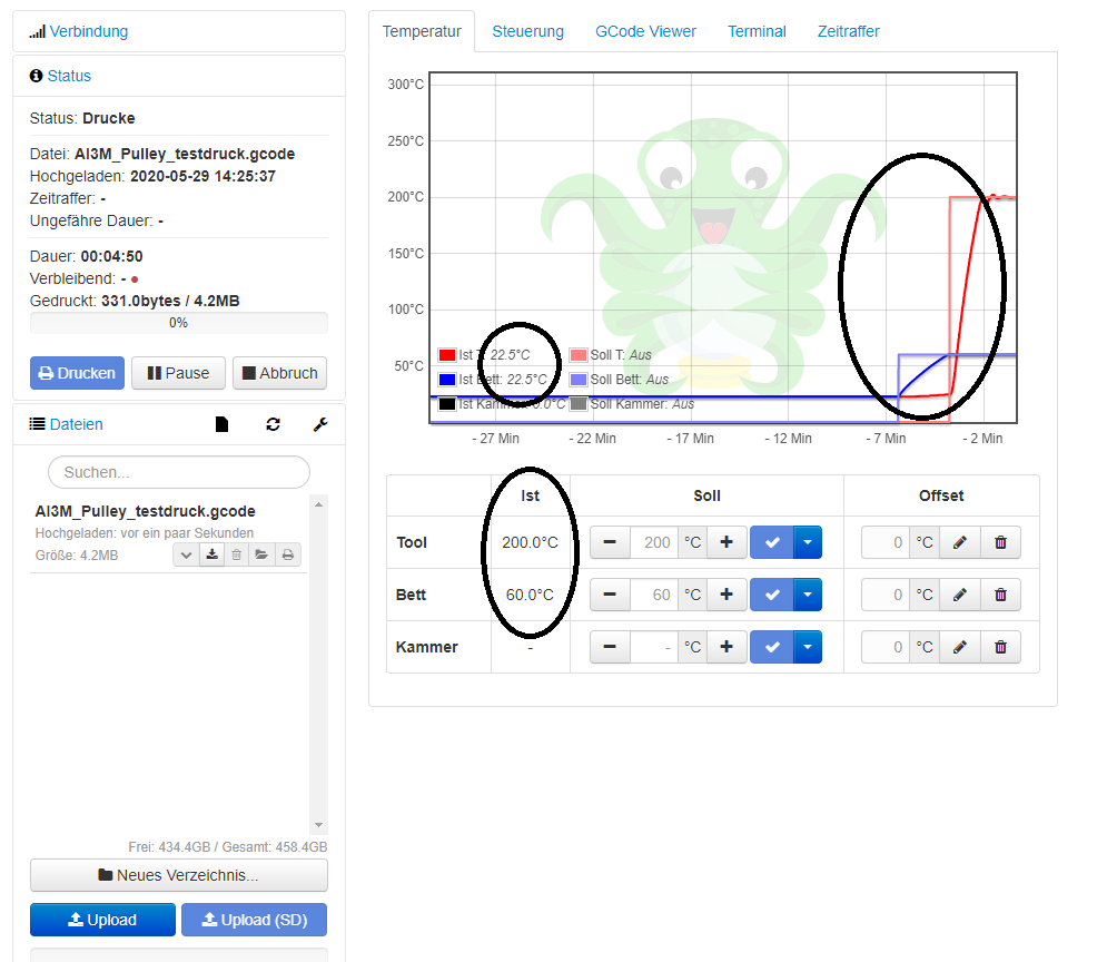 Temp are not showing · Issue #3583 · OctoPrint/OctoPrint · GitHub