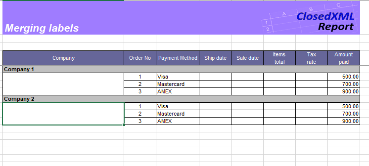 Need help with the "Merged Cells in Groups (option 1) template" · Issue #1618 · ClosedXML ...