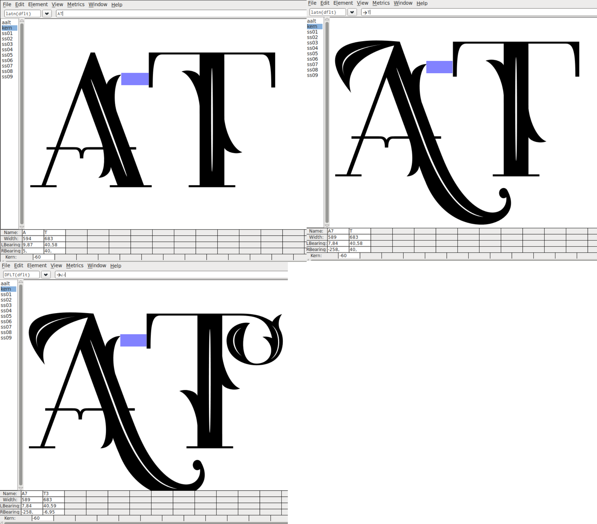 Kerning Issue #SOLVED · Issue #4644 · fontforge/fontforge · GitHub