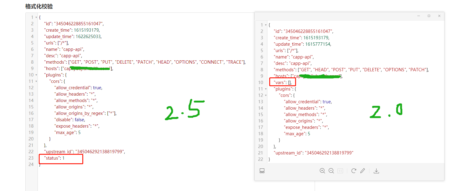 request help: apisix cannot use CORS plug-in after upgrading from 2.0 to 2.5 and partial route ...