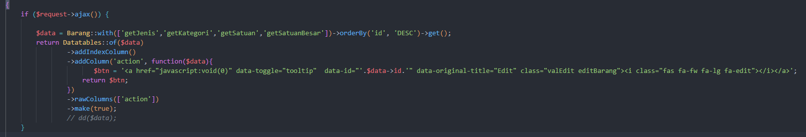 Serverside Not Working In Production Laravel · Issue 2957 · Yajralaravel Datatables · Github 