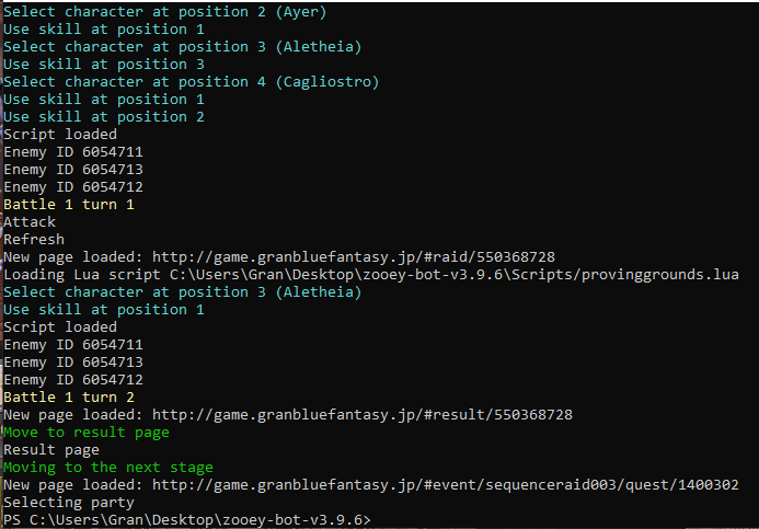 Proving Grounds Bot Crashes after 1st battle · Issue #1192 · Masuzu/ZooeyBot · GitHub