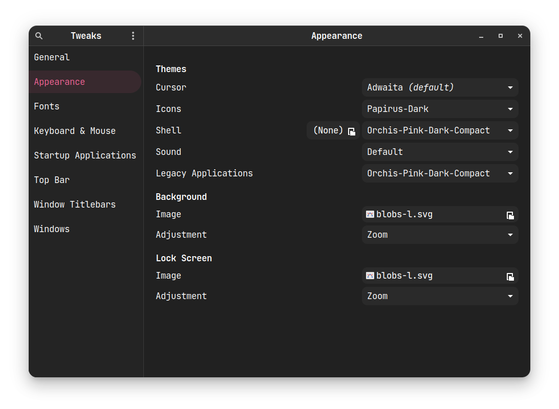 Problem with Settings window on Fedora 36 · Issue #242 · vinceliuice/Orchis-theme · GitHub