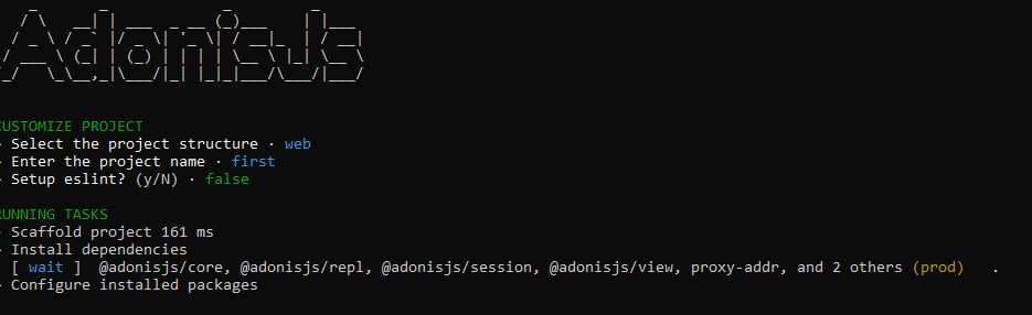 adonis 5 fresh installation error · adonisjs core · Discussion #2131 · GitHub