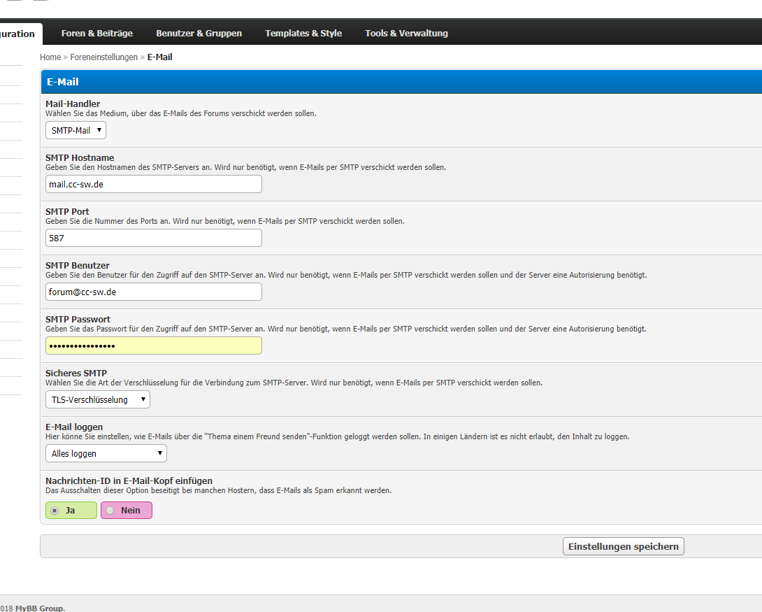 Mailcow with php mail() function or Smtp in mybb forum software · Issue #1773 · mailcow/mailcow ...