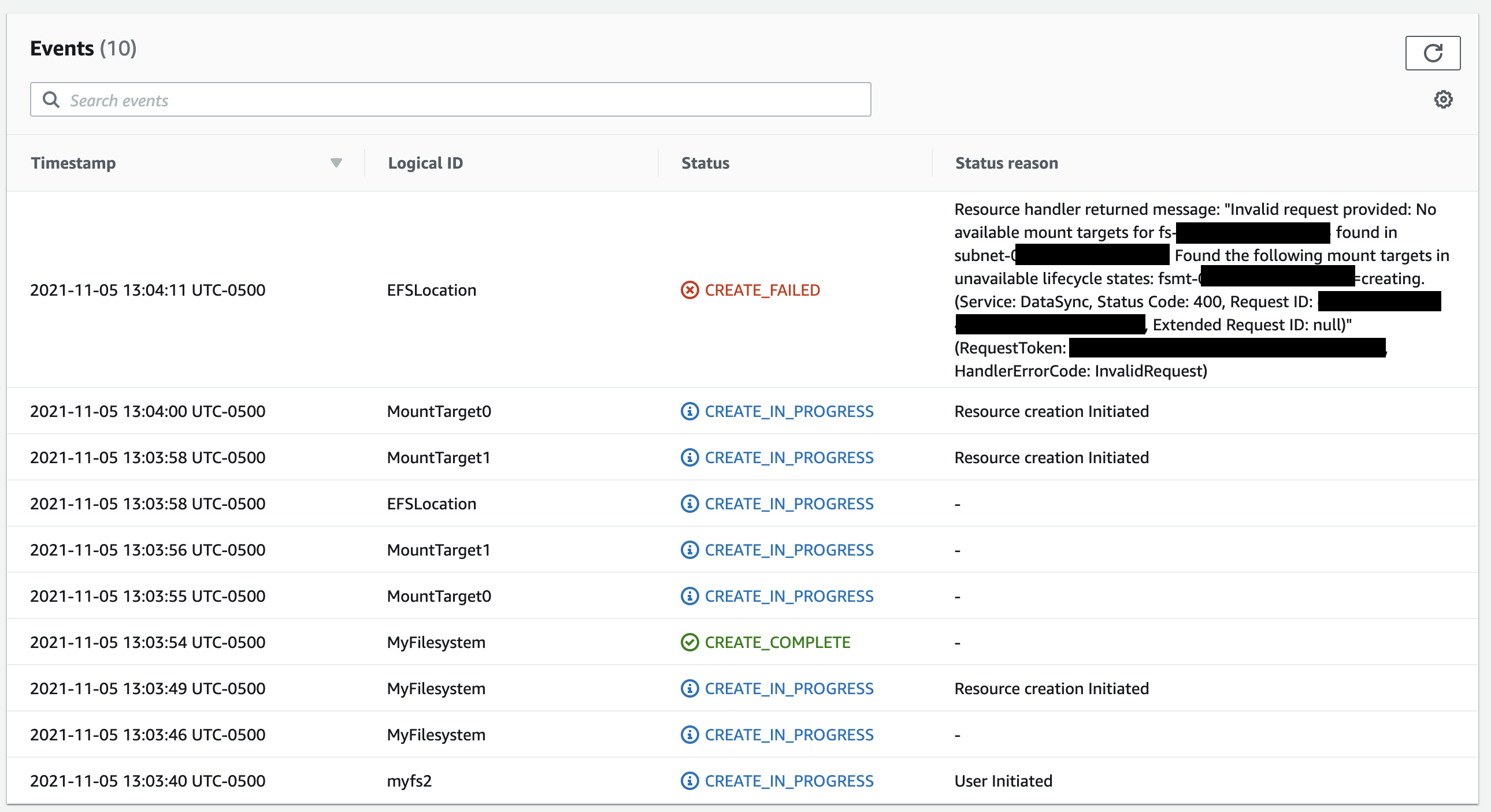 AWS::EFS::MountTarget - CF not respecting dependency between ...