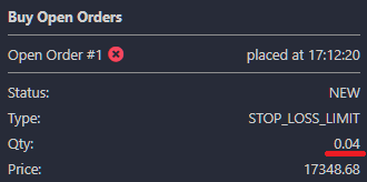 Wrong number of decimals in order quantity · Issue #580 · chrisleekr ...
