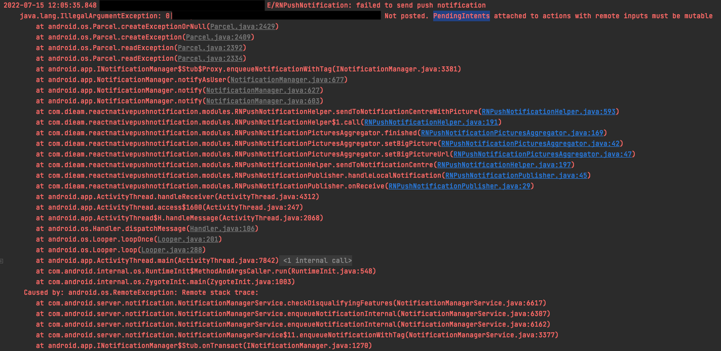 Failing to Send Notification with ReplyInput Action on Android · Issue ... Failing to Send Notification with ReplyInput Action on Android · Issue ...