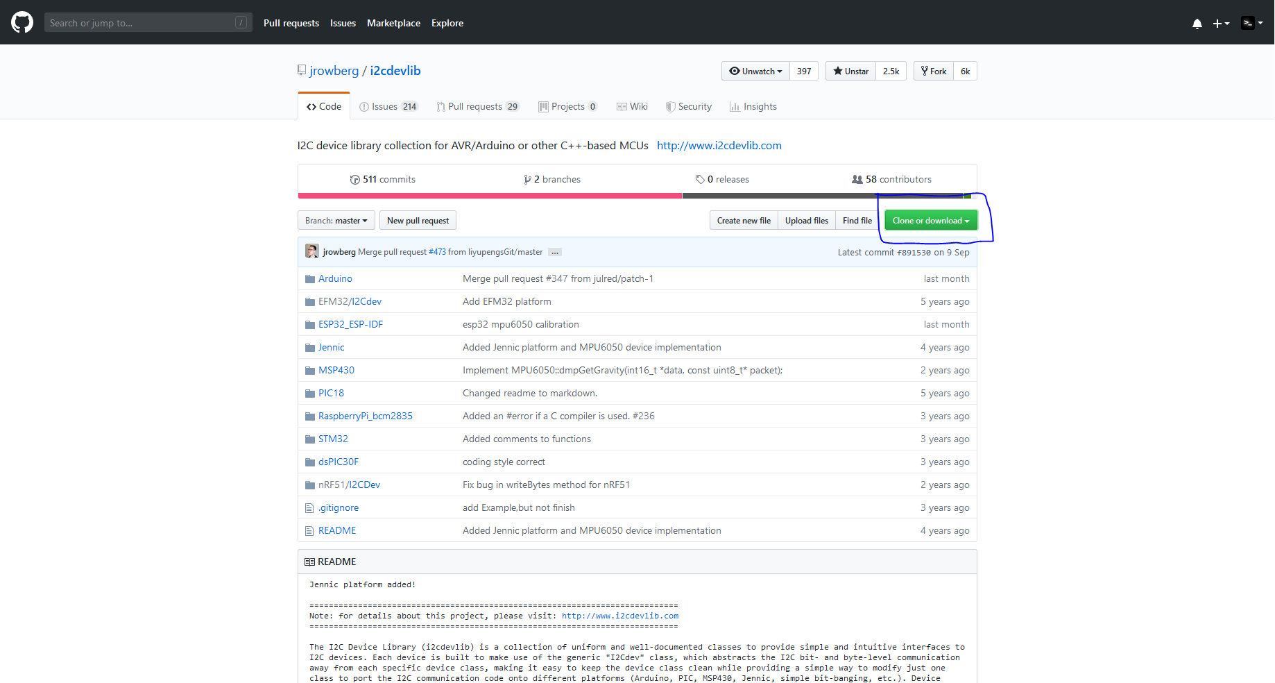 I can't download this library · Issue #480 · jrowberg/i2cdevlib · GitHub