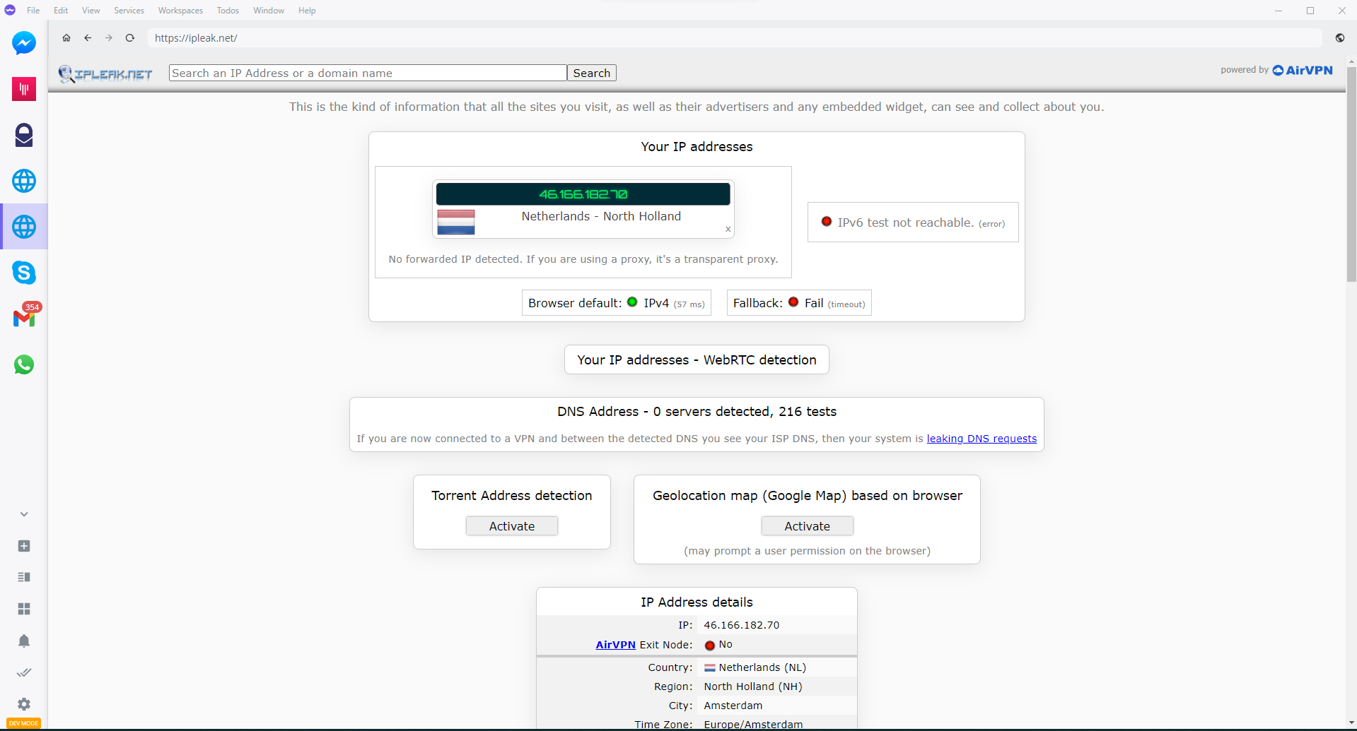 Bug: WebRTC leaks real IP when using a VPN · Issue #598 · ferdium/ferdium-app · GitHub