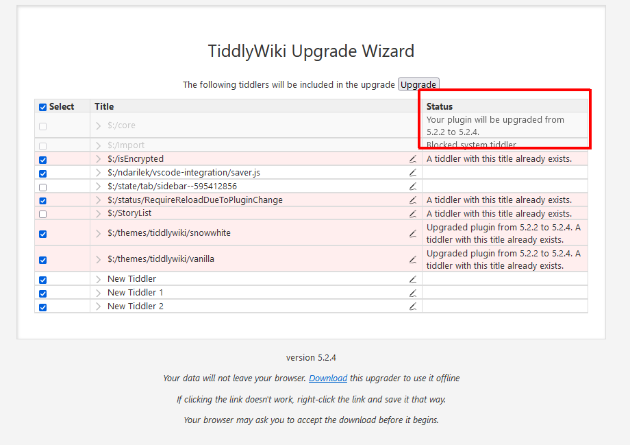 [BUG] upgrader site has contradictory message, seemingly refuses to upgrade · Issue #6869 ...