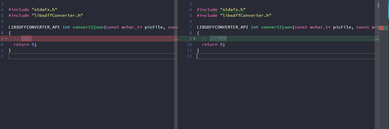 Changing encoding in diff editor only changes it on the right hand side · Issue #46619 ...