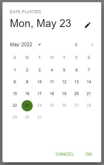 Datepicker Selected Date Css · Issue #1486 · Plant-for-the-Planet-org/planet-webapp · GitHub