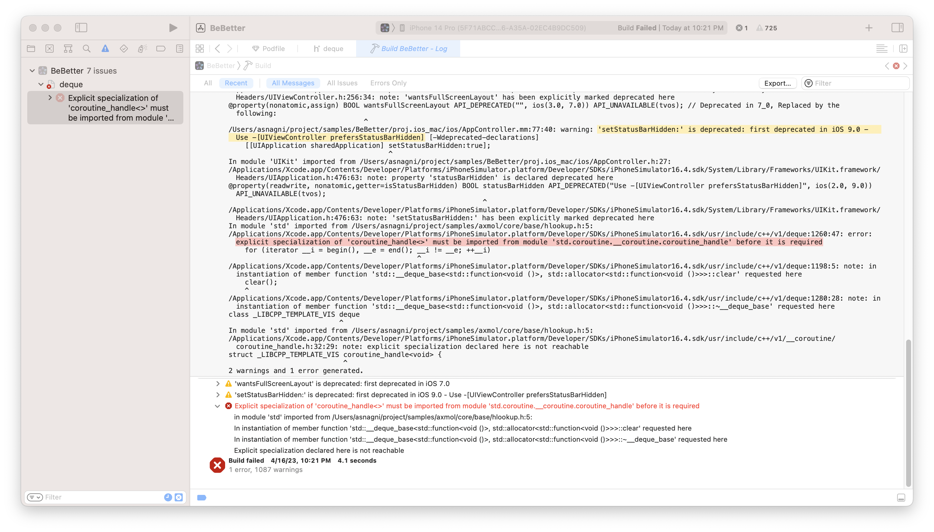 Compilation Error C Coroutine · Issue 1174 · Axmolengine Axmol · Github