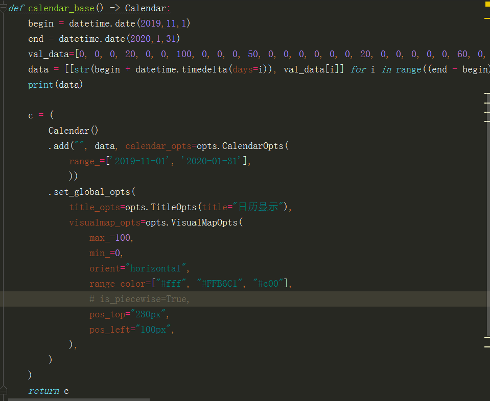 日历图的月份星期标签怎么改成中文 · Issue #1490 · pyecharts/pyecharts · GitHub