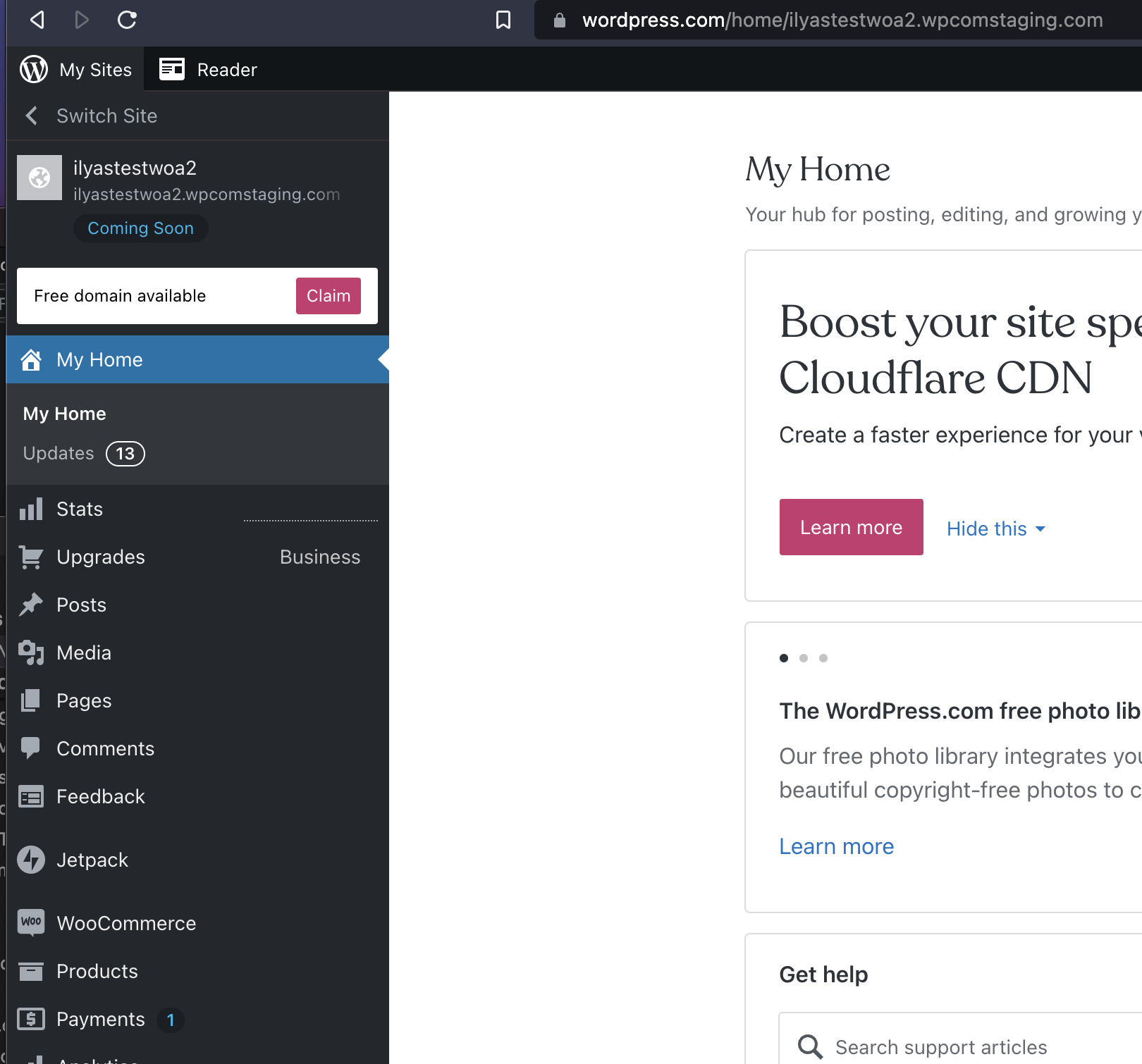 Include WCPayments menu item in Business and eComm plan customers using Woo · Issue #686 ...