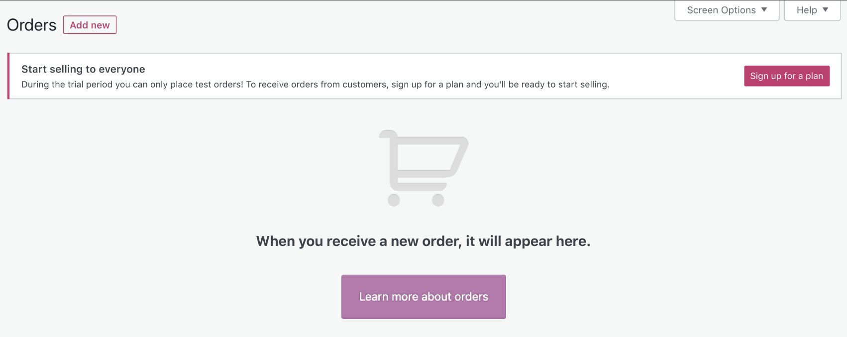 Free trial Orders screen admin notices · Issue #918 · Automattic/wc-calypso-bridge · GitHub
