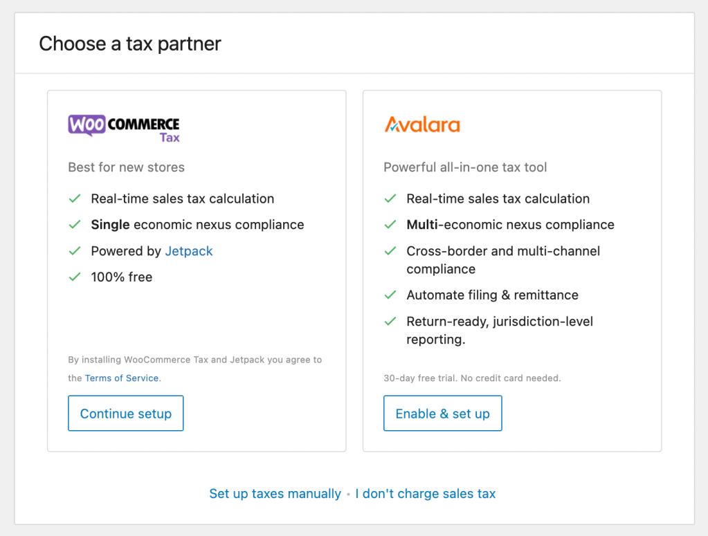 Update Avalara CTA copy in tax task · Issue #36746 · woocommerce/woocommerce · GitHub