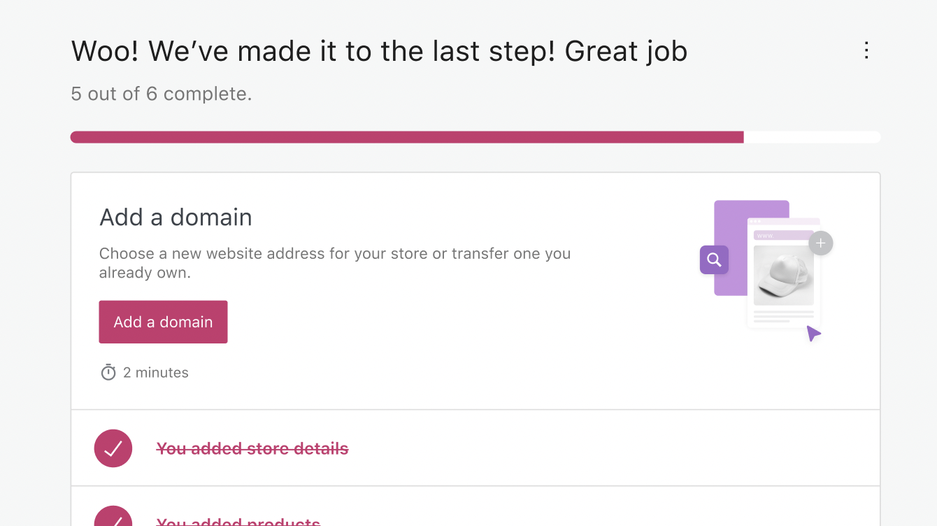 Free trial: Create task header component for "Add a domain" task · Issue #1008 · Automattic/wc ...