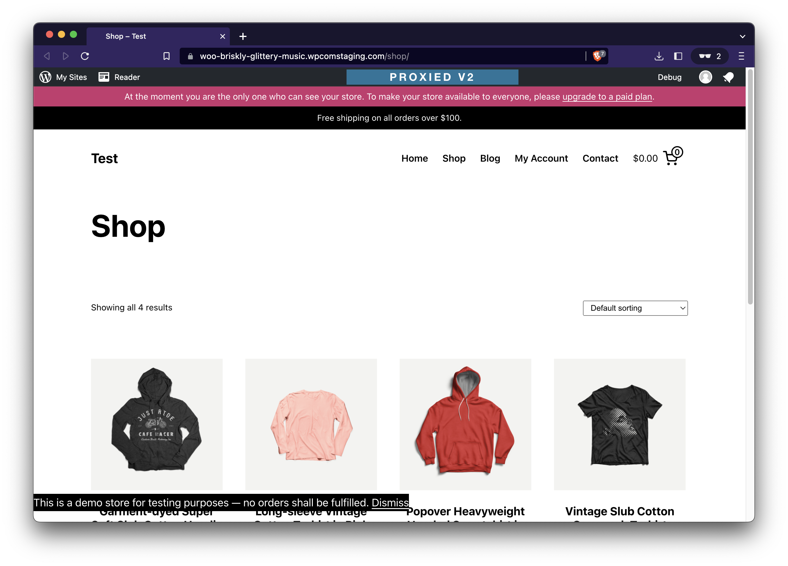Free trial: Frontend menu and banner missing when not proxied · Issue #1075 · Automattic/wc ...
