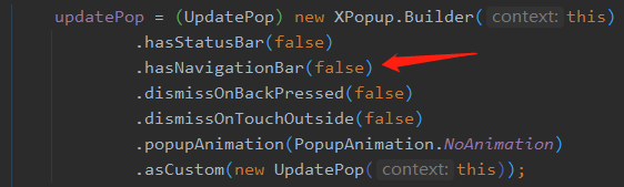 hasNavigationBar 方法设置无效 · Issue #768 · junixapp/XPopup · GitHub