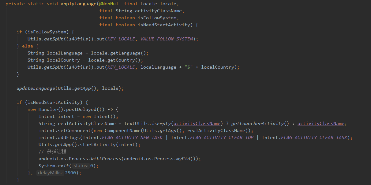 APP来回切换语言混乱 · Issue #1190 · Blankj/AndroidUtilCode · GitHub