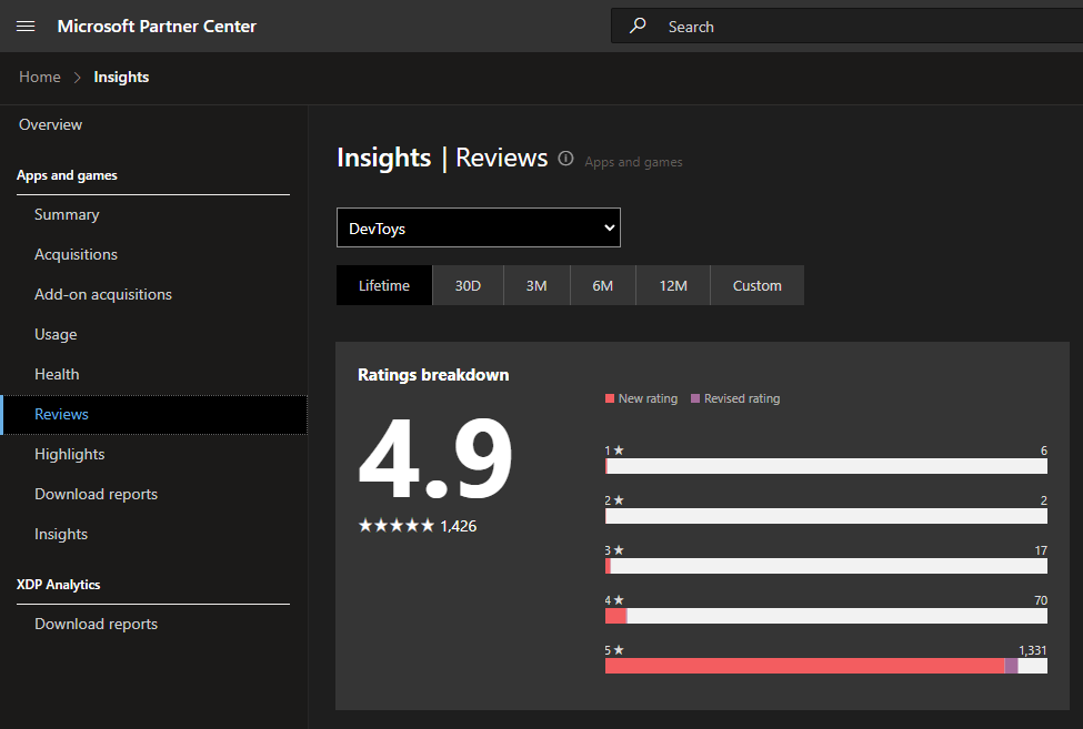 Update Microsoft store ratings image · Issue #657 · DevToys-app/DevToys · GitHub