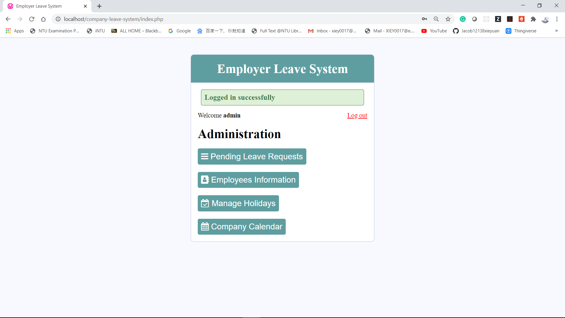 GitHub - Jacob12138xieyuan/Company-Leave-System