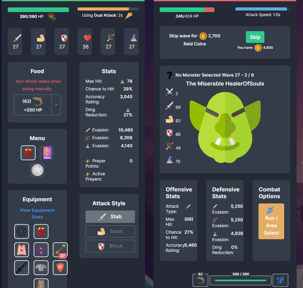 Special attack persists after "weapon swap" (goblin raid) · Issue #873 · MelvorIdle/melvoridle ...