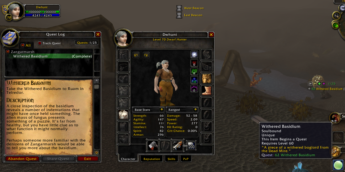 [Quest] [Item] Withered Basidium · Issue #3467 · SunwellWoW/Sunwell-TBC ...