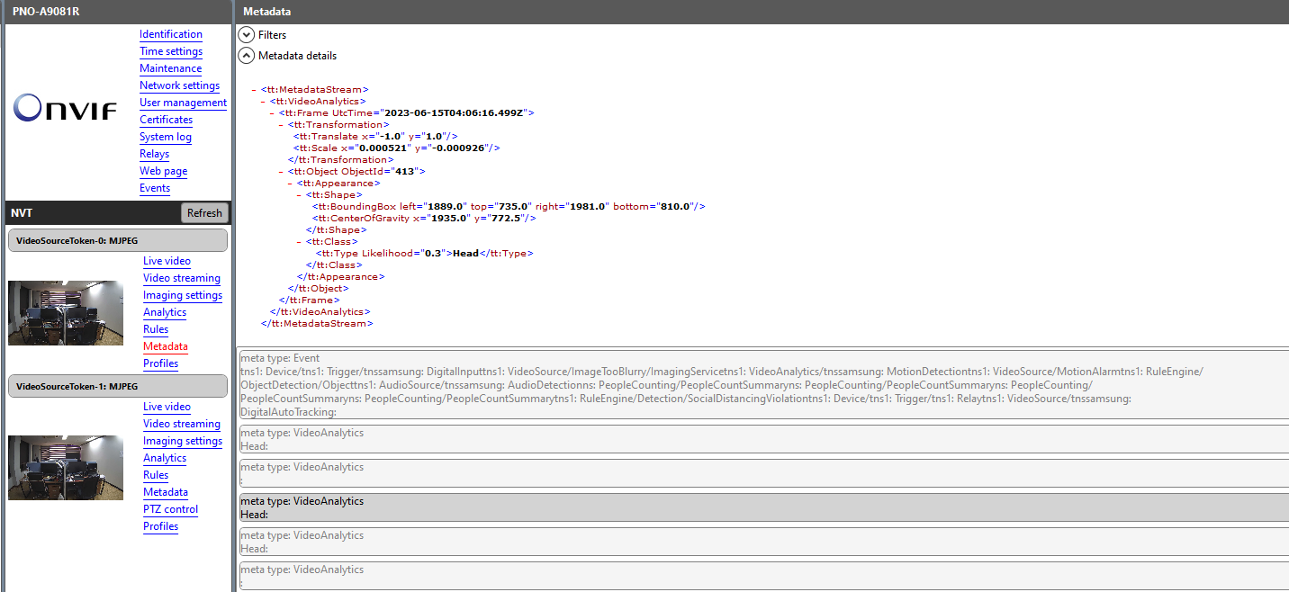 Read metadata from Metadata stream · Issue #3 · QuickNV/QuickNV.Onvif · GitHub