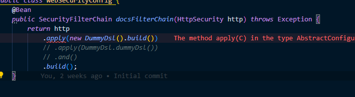 Add with() method to apply Custom DSLs returning the builder · Issue ...