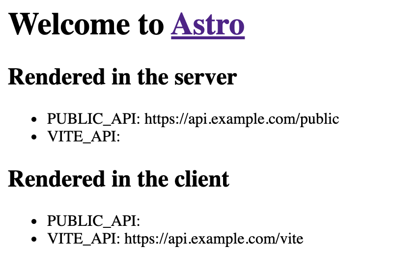 🐛 Bug Environment Variables In Build · Issue 2027 · Withastroastro · Github