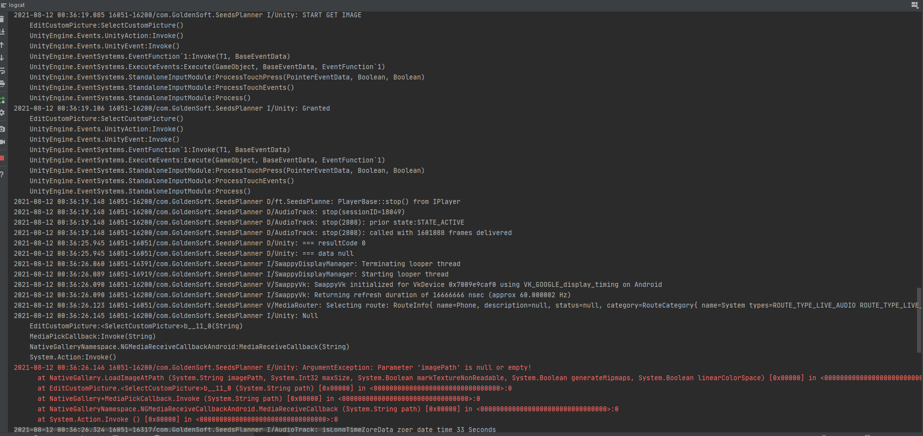 Parameter "imagePath" is null or empty · Issue #214 · yasirkula/UnityNativeGallery · GitHub