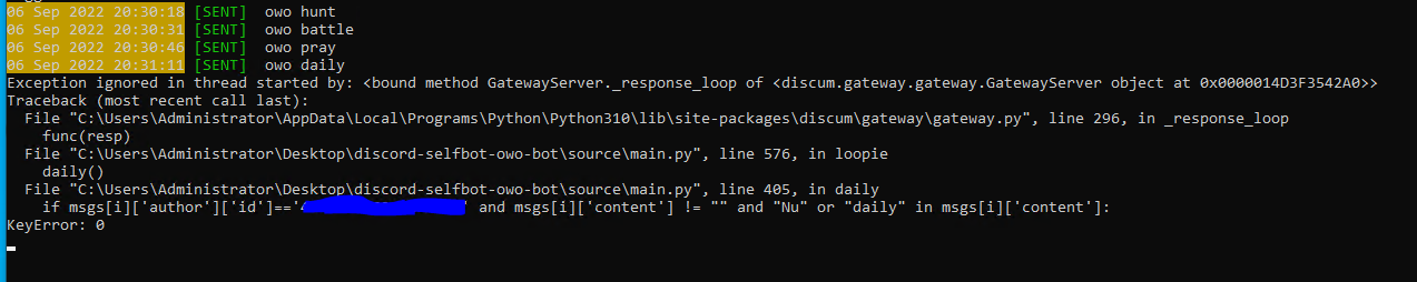 Bot stopping working after a while · Issue #7 · ahihiyou20/discord ...